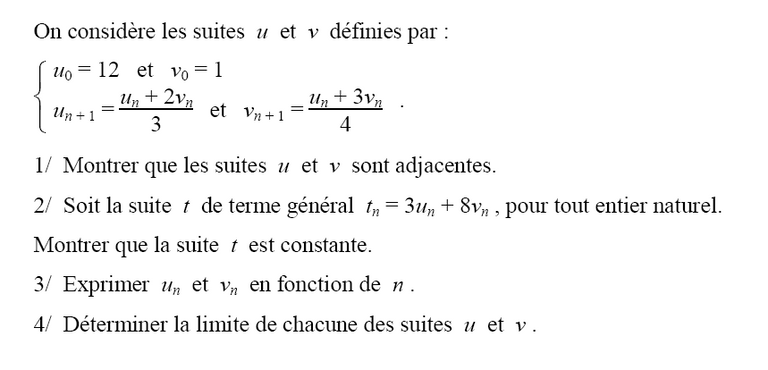 TS - CE 23 - Suites - Adjacentes - Sens de Variation
